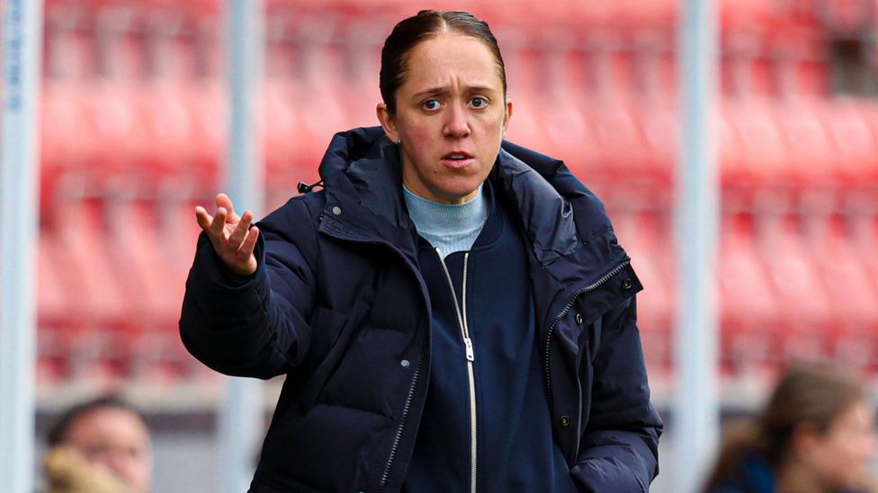 Jo Potter: Rangers head coach says pressure is on Celtic in run-in ...