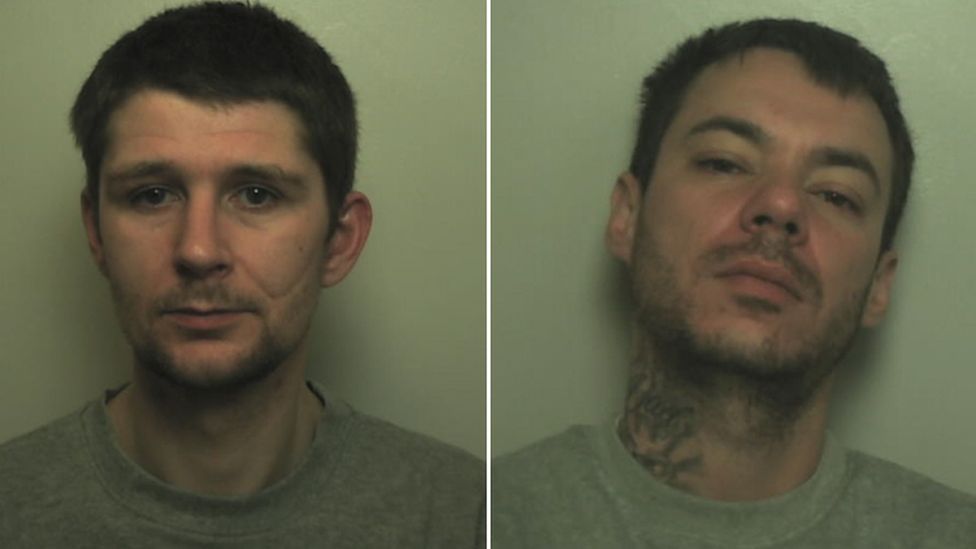 Stafford Tesco Express machete armed robbers jailed - BBC News