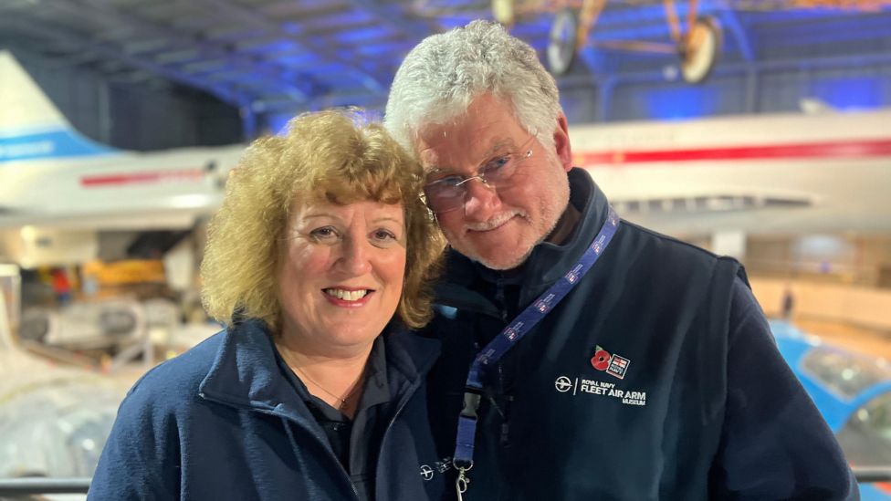 Yeovilton husband and wife reveal secret to strong relationship - BBC News