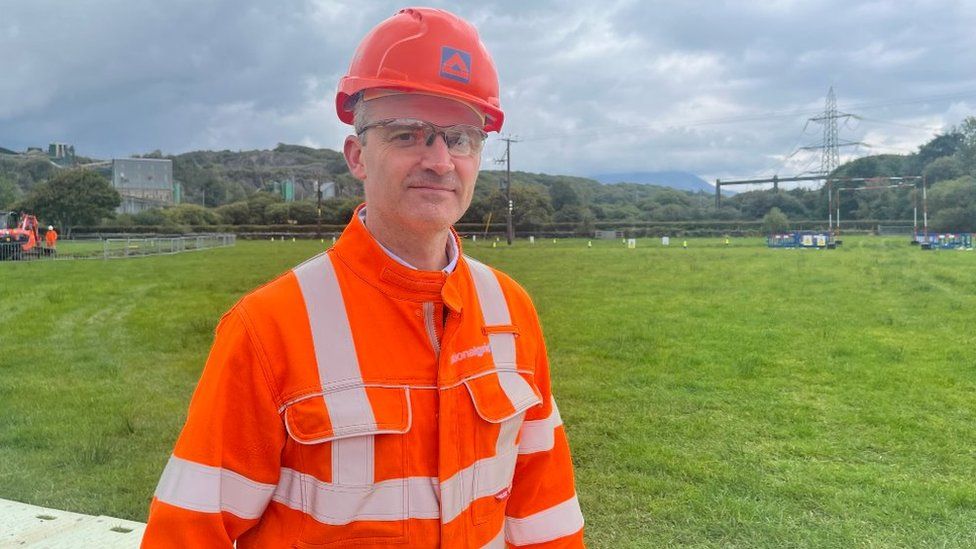 Cam cyntaf cael gwared ar beilonau 'hyll' Afon Dwyryd - BBC Cymru Fyw