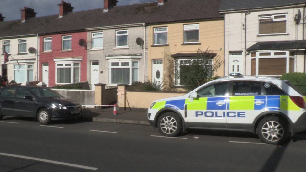 Coleraine: Man arrested over murder of Mark Lamont - BBC News