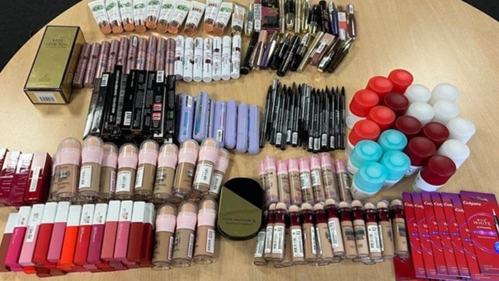 Nottinghamshire: Huge hauls of make-up seized in shoplifting probe ...