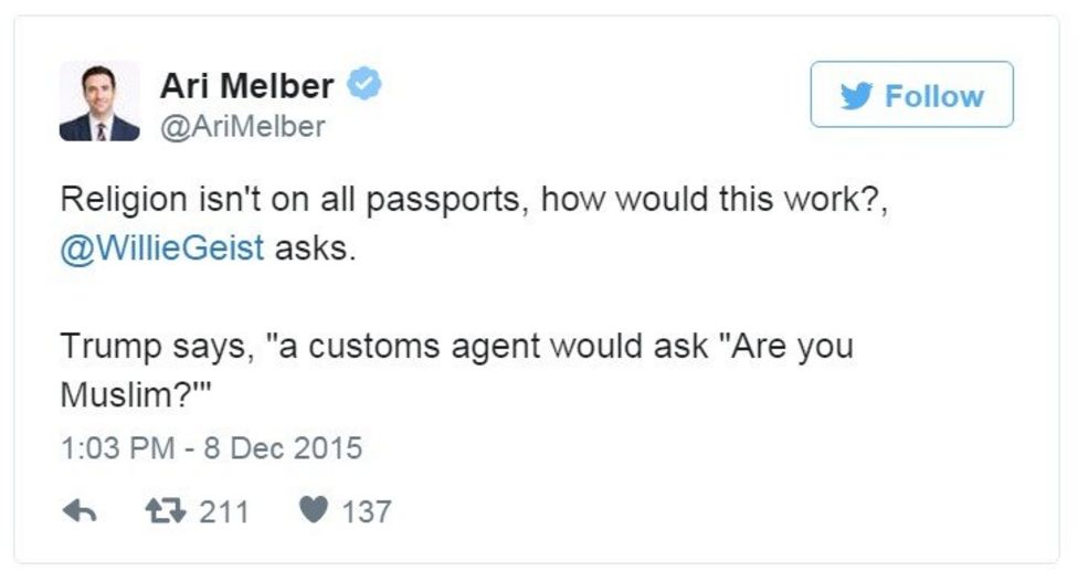 Trump's 'Muslim shutdown': How the internet reacted - BBC News