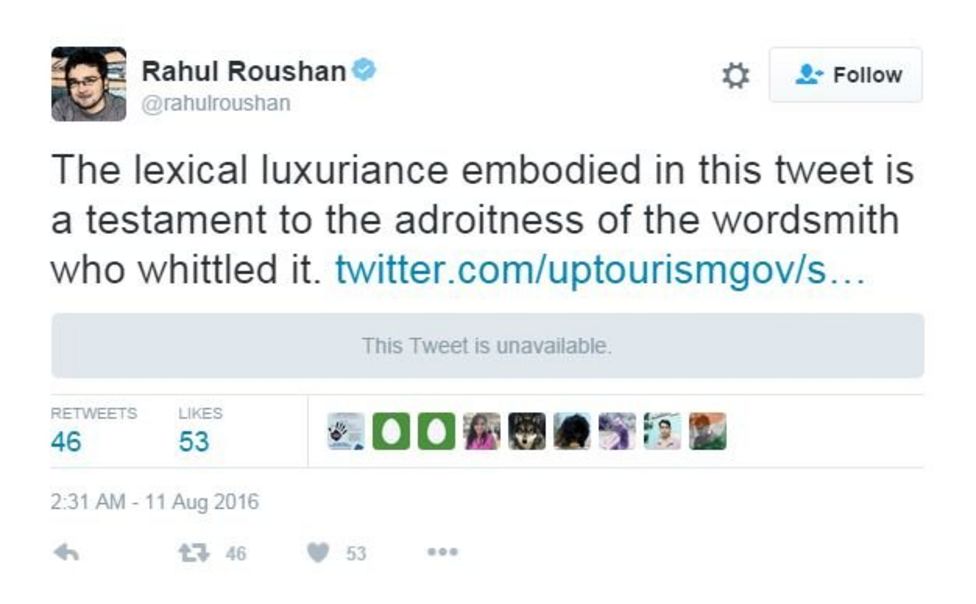 Verbose tweet inspires linguistic laughter from Indians - BBC News