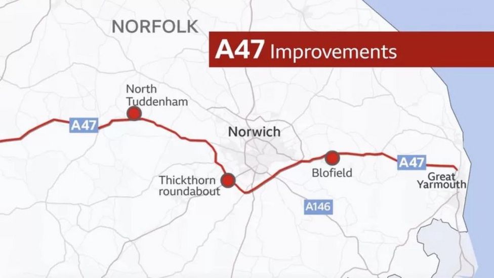 Norfolk A47: Climate activist wins right to appeal road projects - BBC News