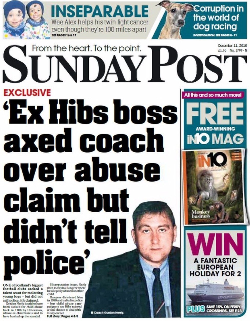 Scotland's papers: Trump's snub and football abuse - BBC News