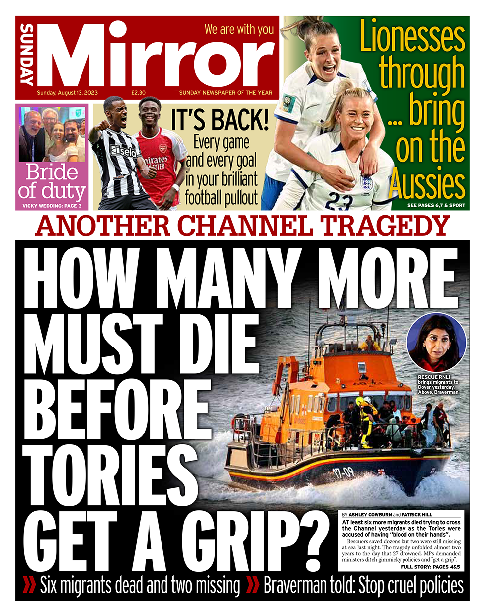 Boat deaths 'prompt anger' and 'Goalden Girls' - BBC News