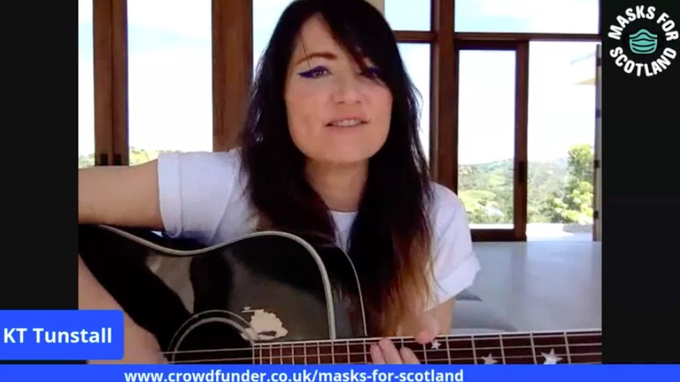 PPE fundraiser For The Love of Scotland streamed online - BBC News