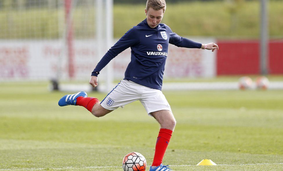 Teenager invades pitch at England's Euro 2016 training centre - BBC News