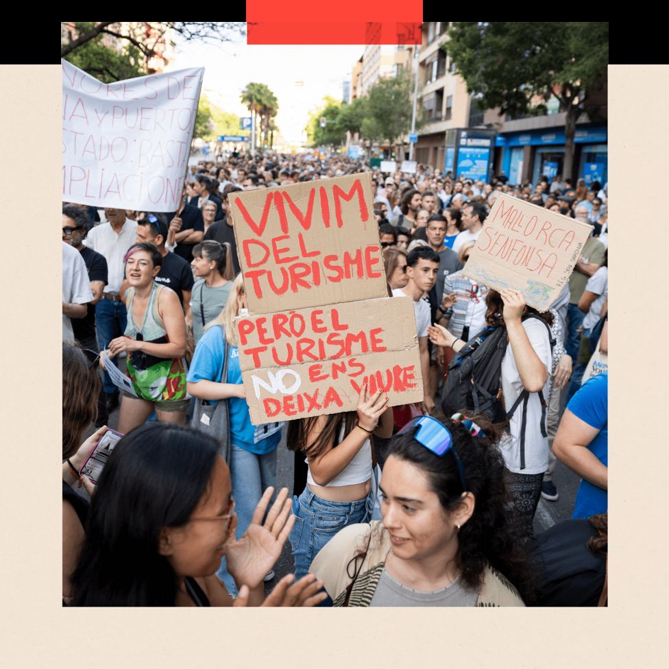 Tourism is booming but some say there are now too many tourists - BBC News