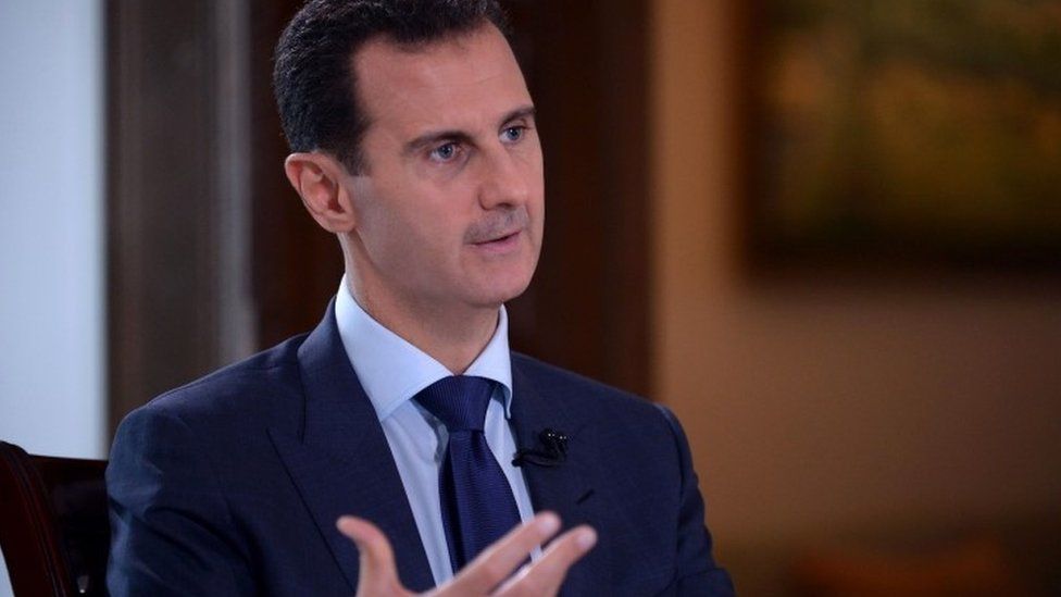 Assad: No talks with Russia about leaving power - BBC News