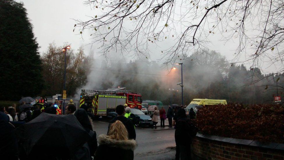 London Midland train fire: 200 passengers evacuated - BBC News