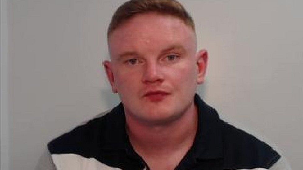 Manchester plane passenger jailed for injuring police officer - BBC News