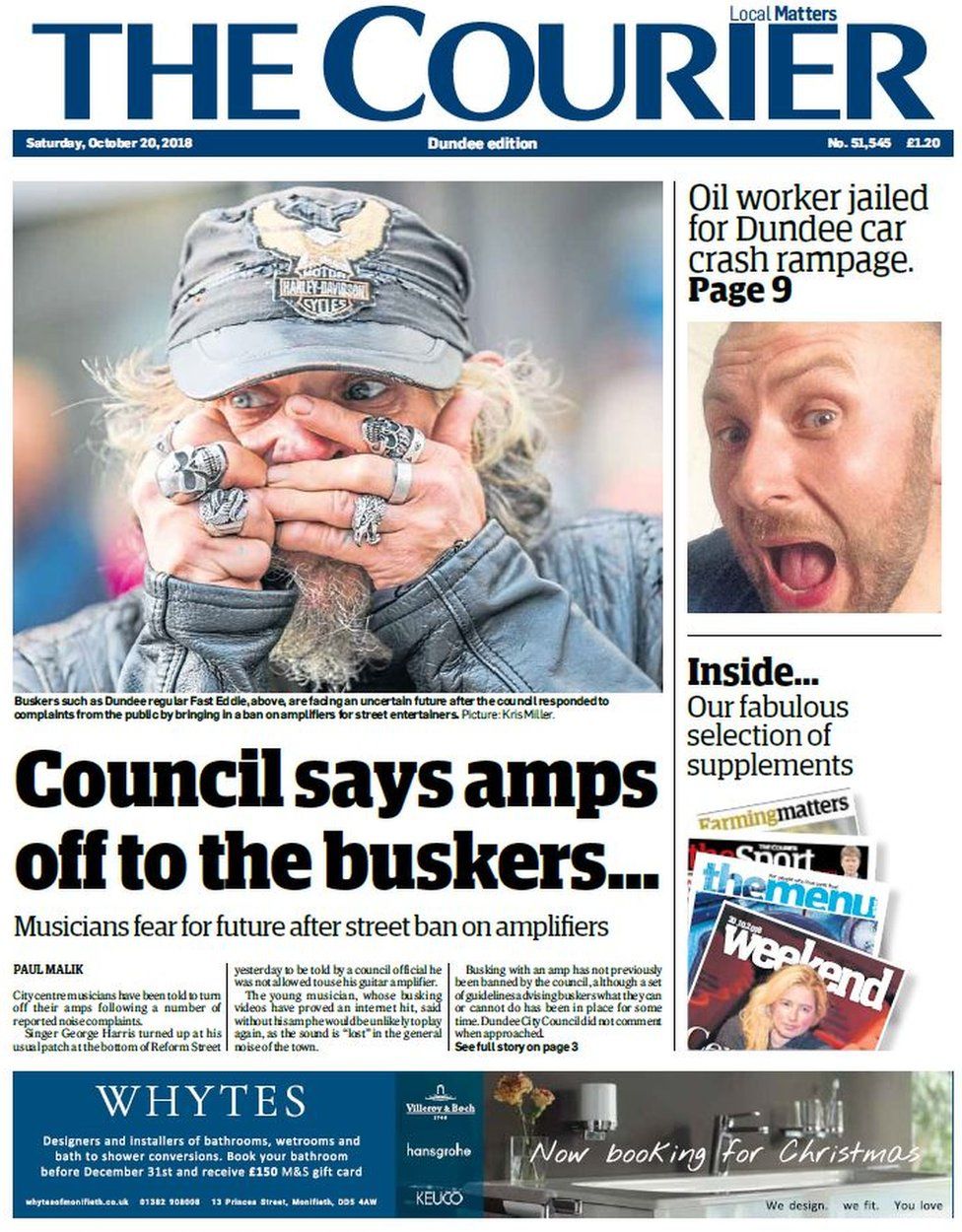 Scotland's papers: Worker attacks and 'big cat' on the loose - BBC News