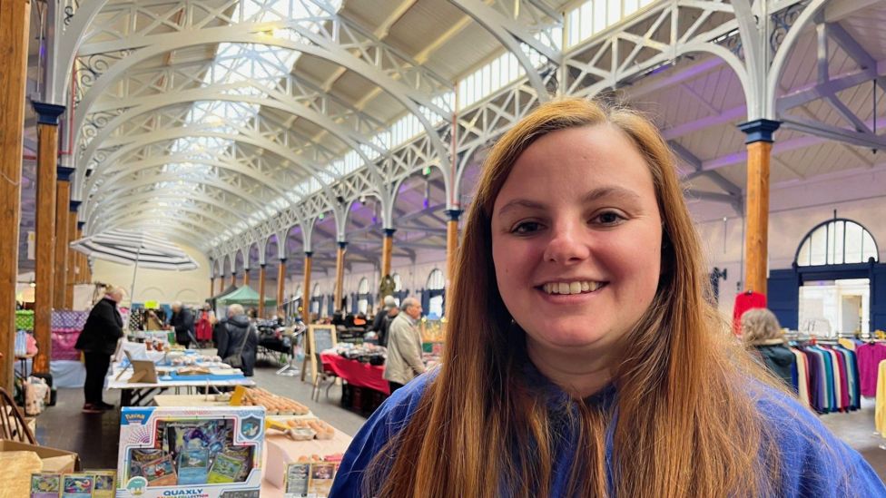 Barnstaple Pannier Market officially reopens - BBC News