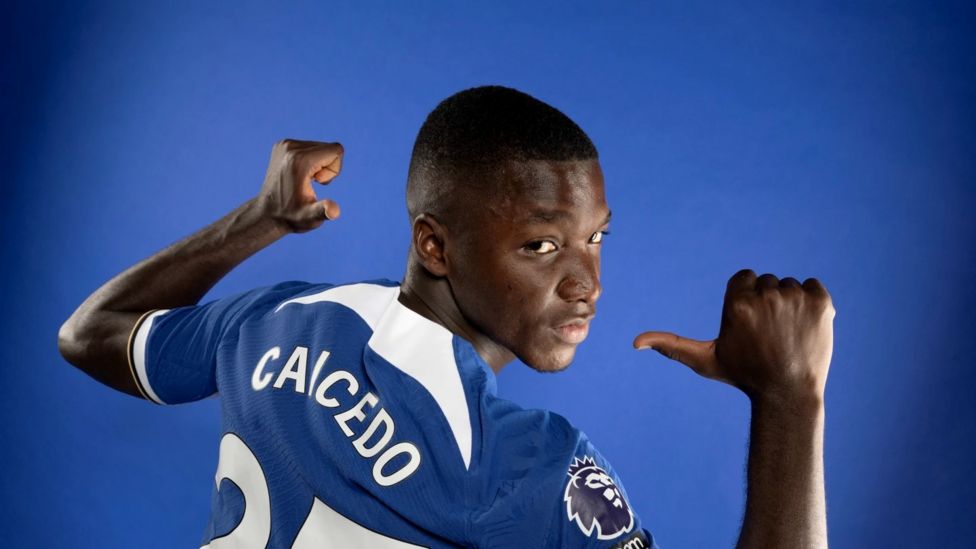 Chelsea: Moises Caicedo takes famous shirt number - BBC Sport