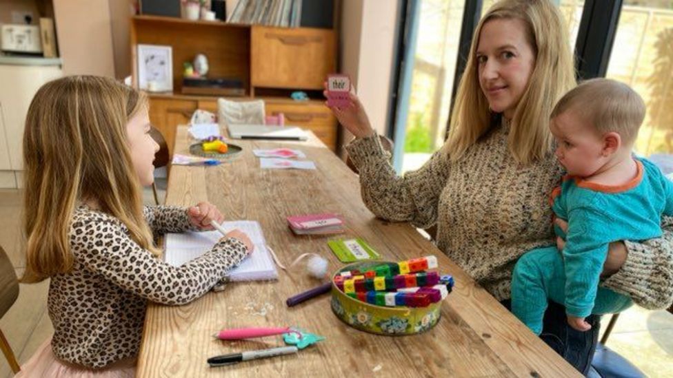 Coronavirus: So how did day one of homeschooling go? - BBC News