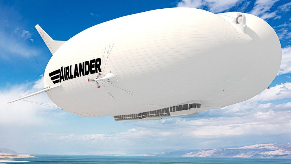 Airlander 10: World's longest aircraft to get longer - BBC News