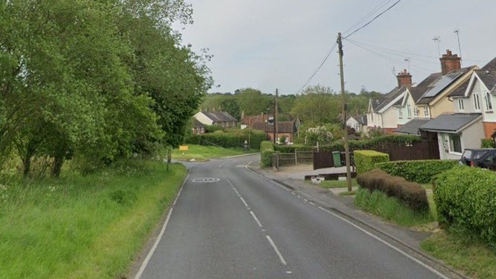 Dunmow: Motorcyclist dies in two-vehicle crash - BBC News