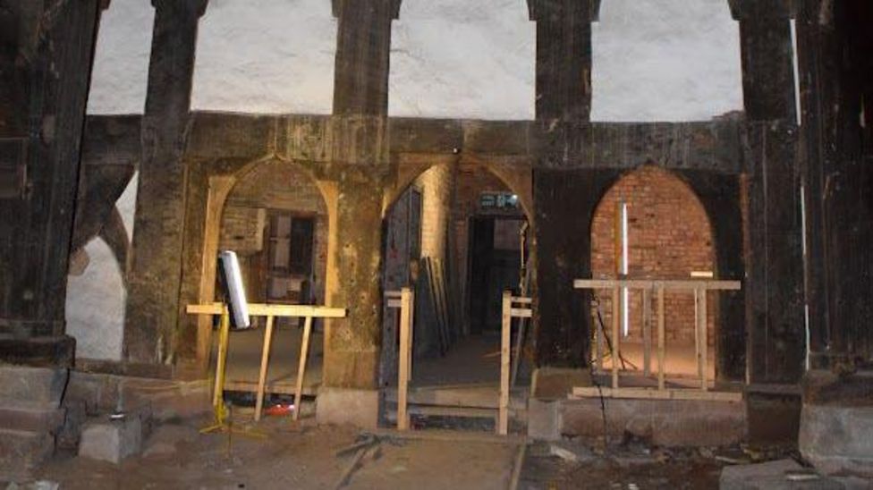 Baguley Hall: Medieval manor house with great hall up for sale - BBC News