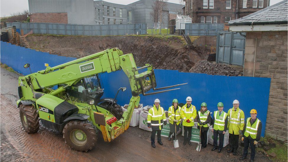 Work starts on space technology centre in Edinburgh - BBC News
