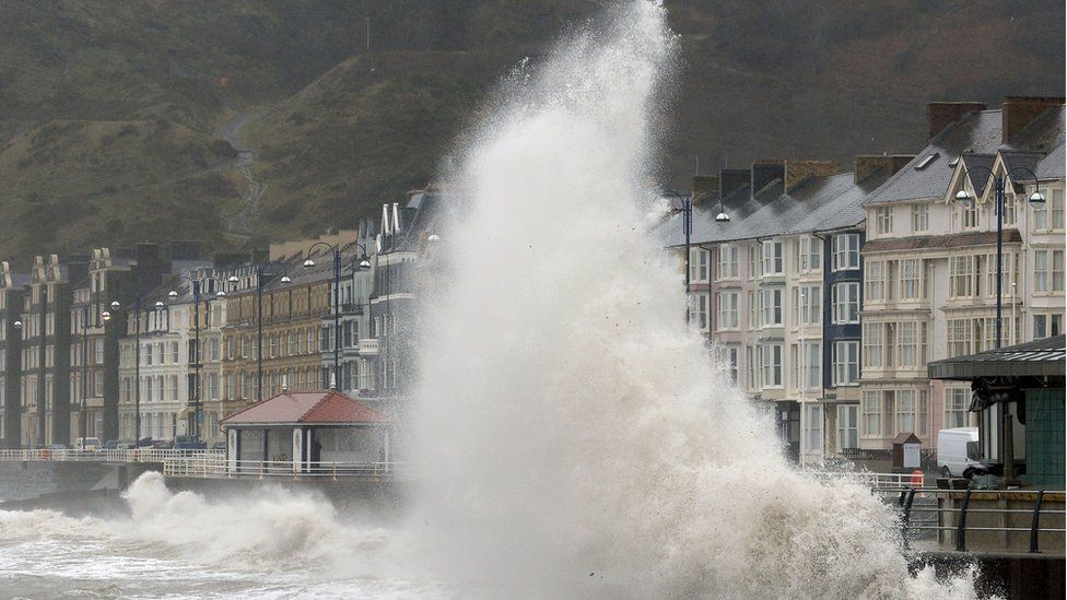 Roofs ripped off as storms hit parts of mid and west Wales - BBC News