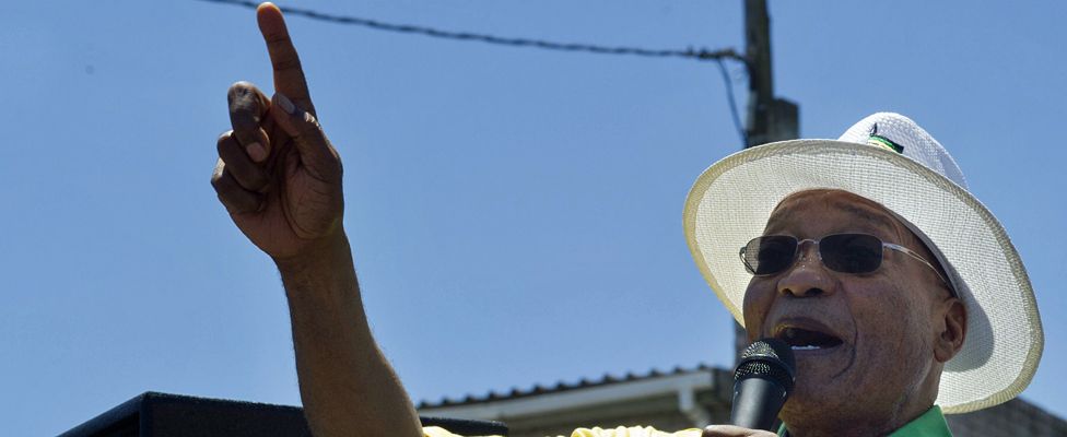 South African's Jacob Zuma deploys troops to state address SONA - BBC News