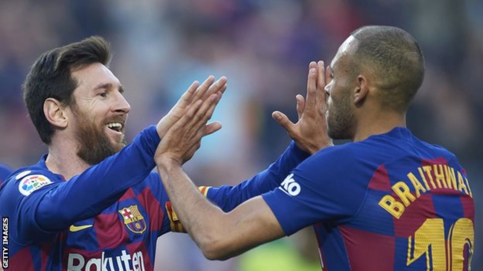Barcelona 5-0 Eibar: Lionel Messi scores four in thumping win - BBC Sport