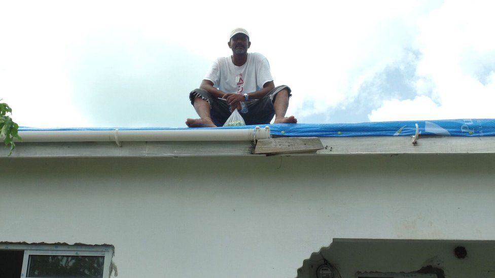 Barbuda after the hurricane: Residents return to pick up pieces - BBC News