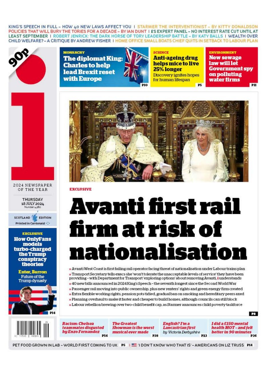 Scotland's papers: New deal for workers and Starmer's 'red revolution ...