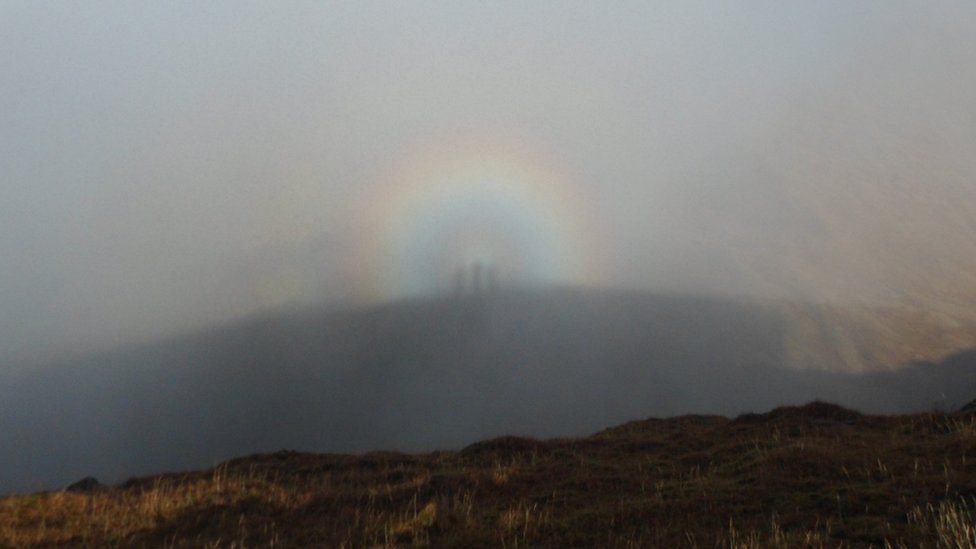 In pictures: Mistbows, brocken spectres and aurora - BBC News