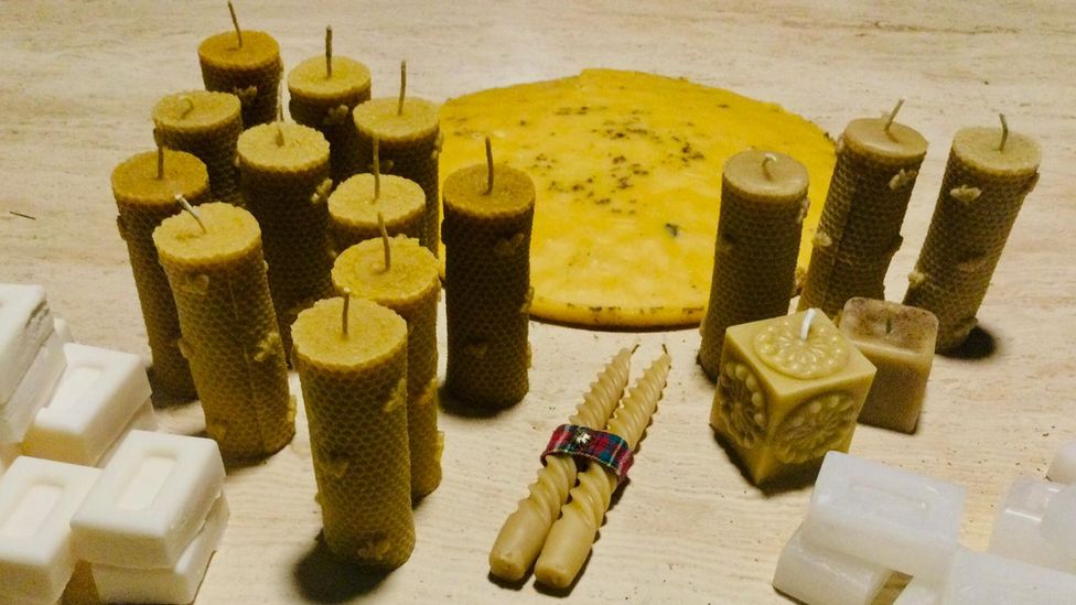 Wax from Braintree bees donated to Ukrainian soldiers - BBC News