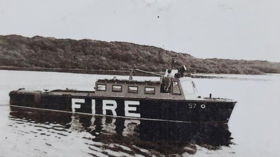 World War Two seaplane tenders return to Lough Erne - BBC News