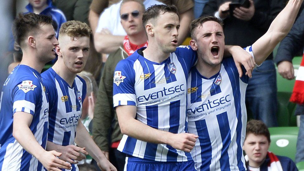 Coleraine's cup: Photos from the final - BBC Sport