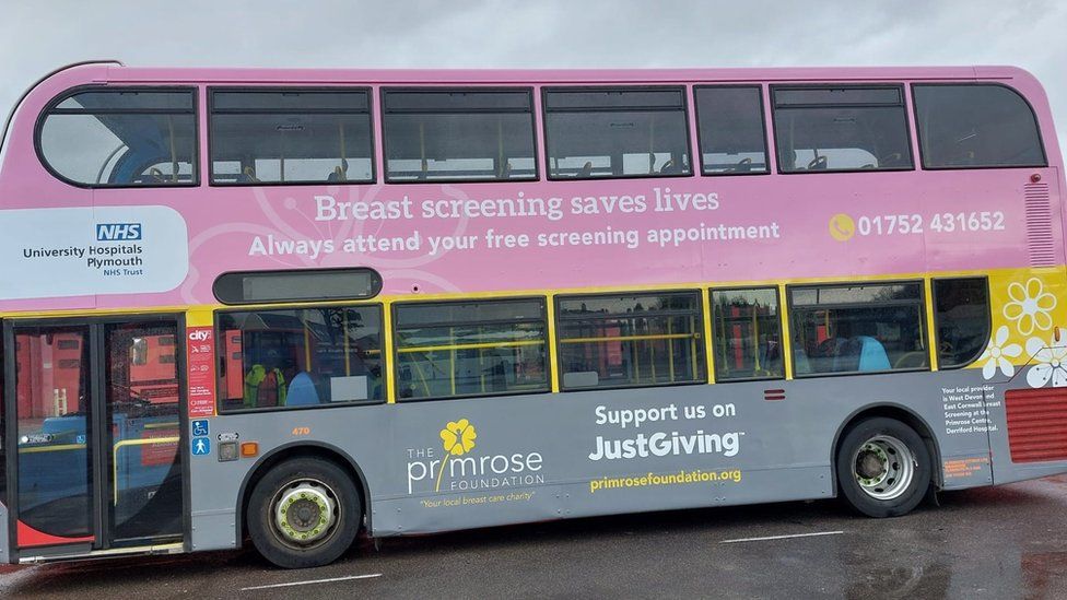 Breast screening bus introduced to Plymouth after low take-up - BBC News