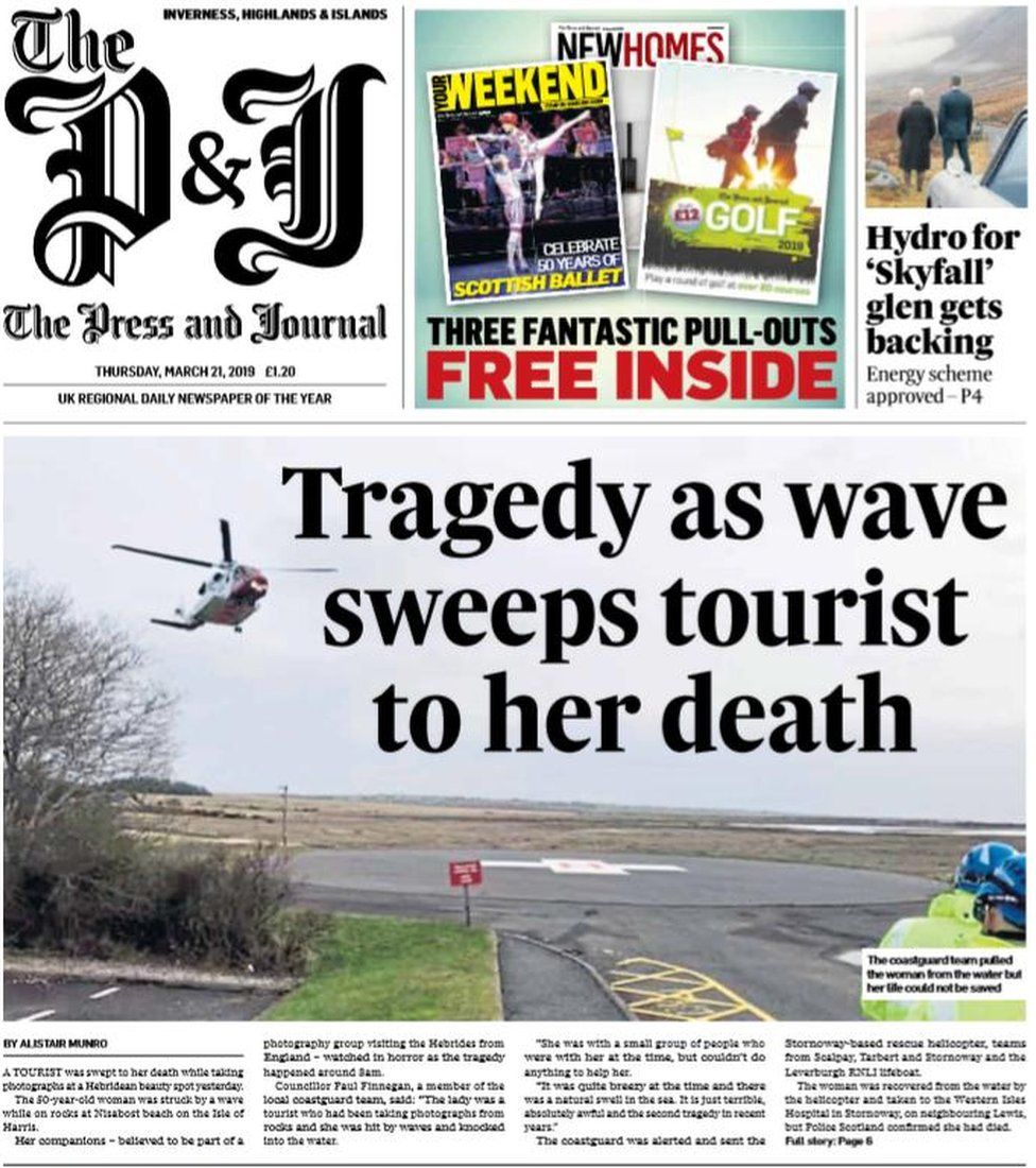 Scotland's papers: Prime Minister's Brexit 'blame game' - BBC News