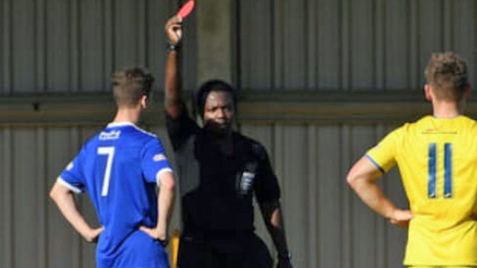 Being a referee: 'I get a front row seat on the pitch' - BBC News
