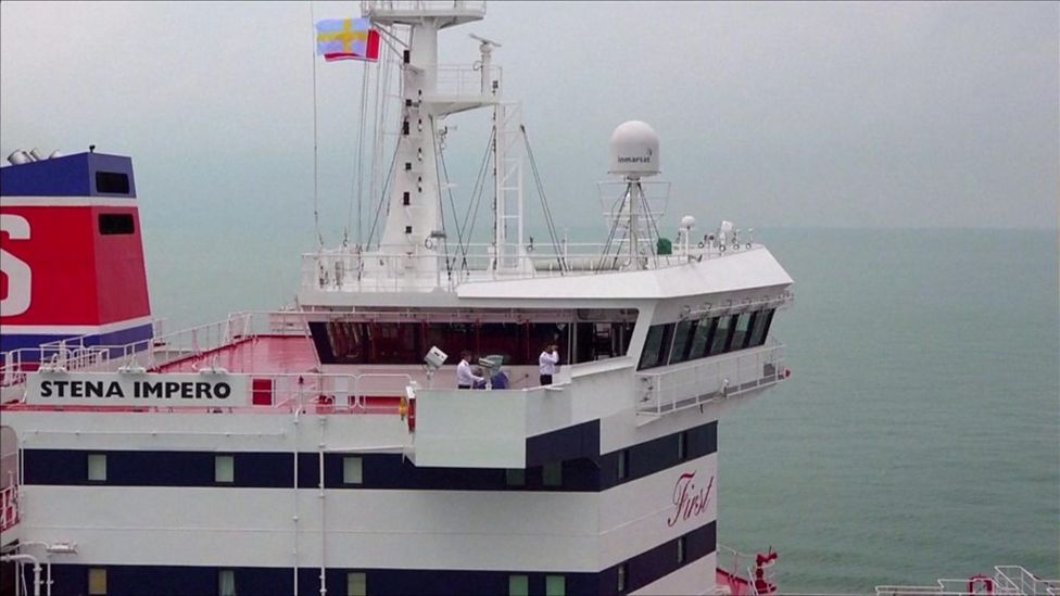 Stena Impero: Seized British tanker leaves Iran's waters - BBC News