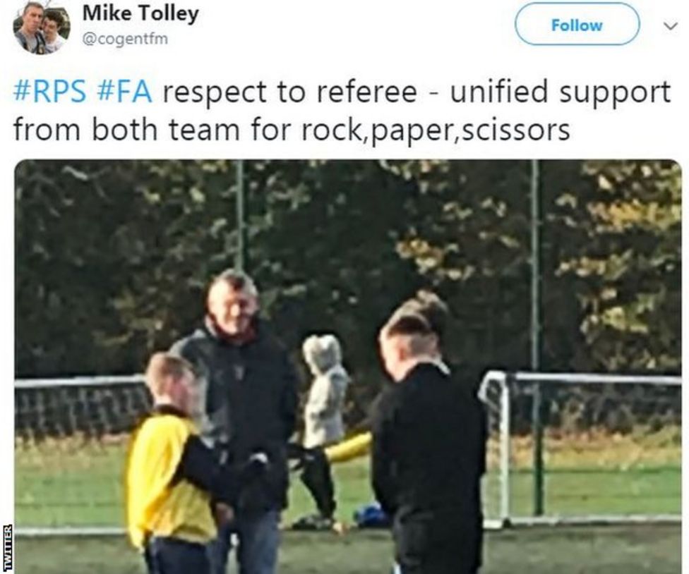 David McNamara: Rock, paper, scissors referee backed by hundreds of ...