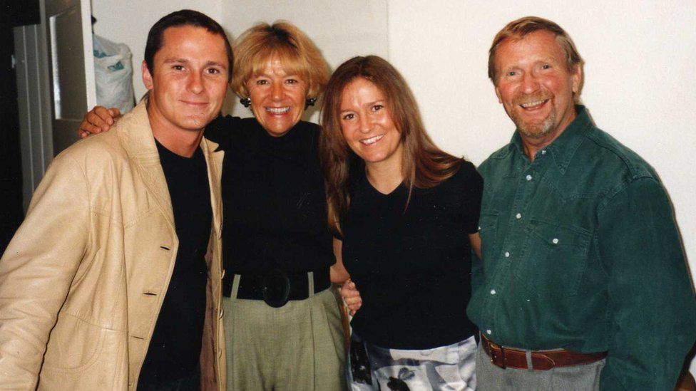 John Paul Jones And His Daughter Jacinda Jones Circa 1980s