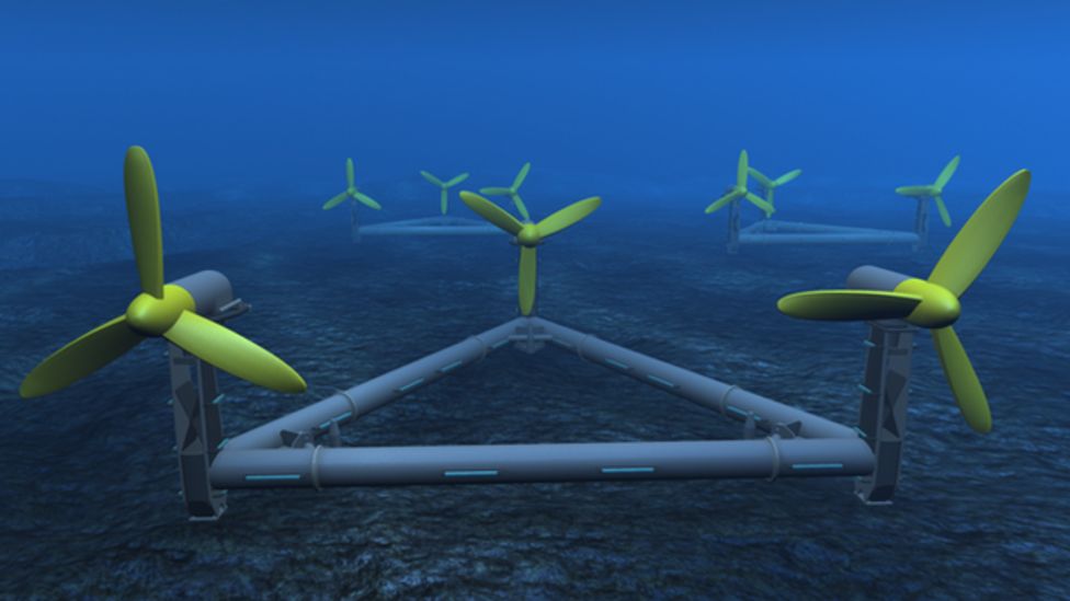 Tidal power generator unveiling hailed as landmark - BBC News