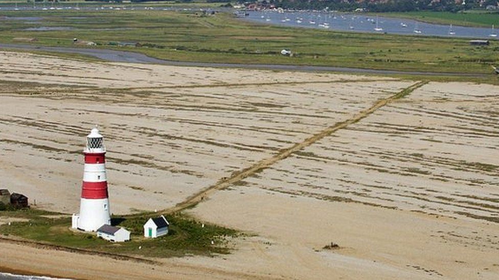 Body discovered on beach at Orford Ness - BBC News
