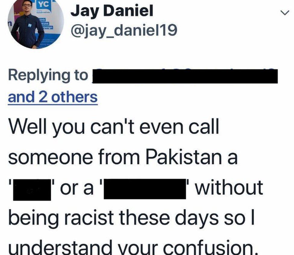 Young Blackpool Conservative expelled for racist tweets - BBC News