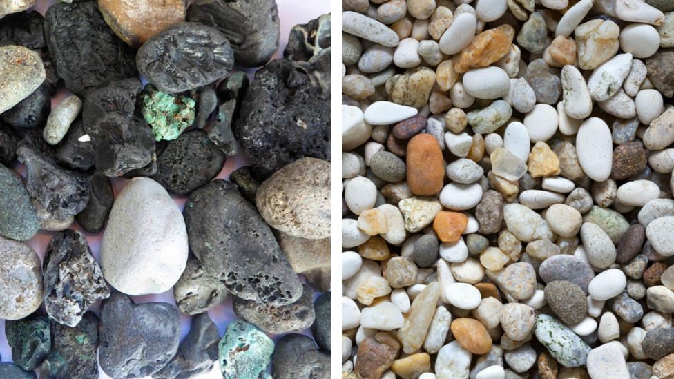 'Plastic pebbles' pollution alert for UK beaches - BBC News