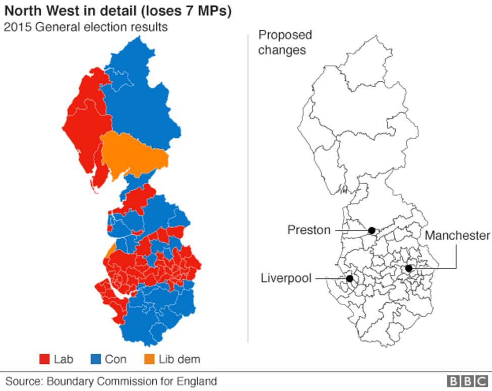 Boundary reform: How is your area affected? - BBC News