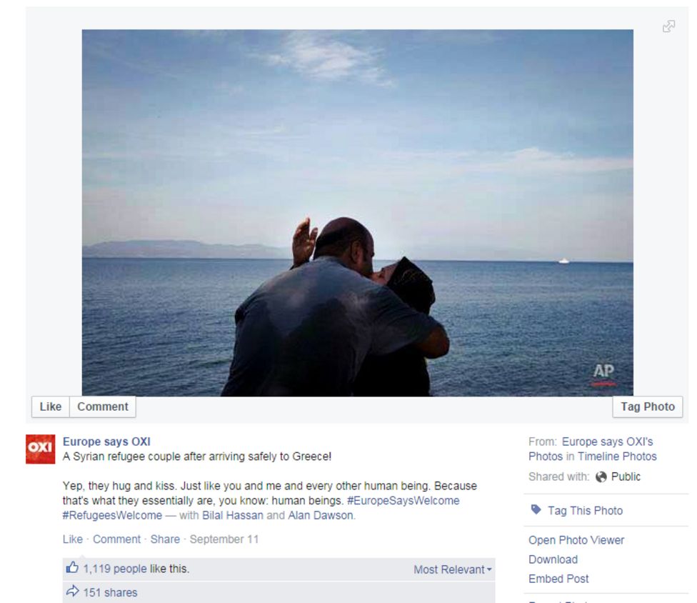 Five 'happy refugees' pictures that went viral - BBC News