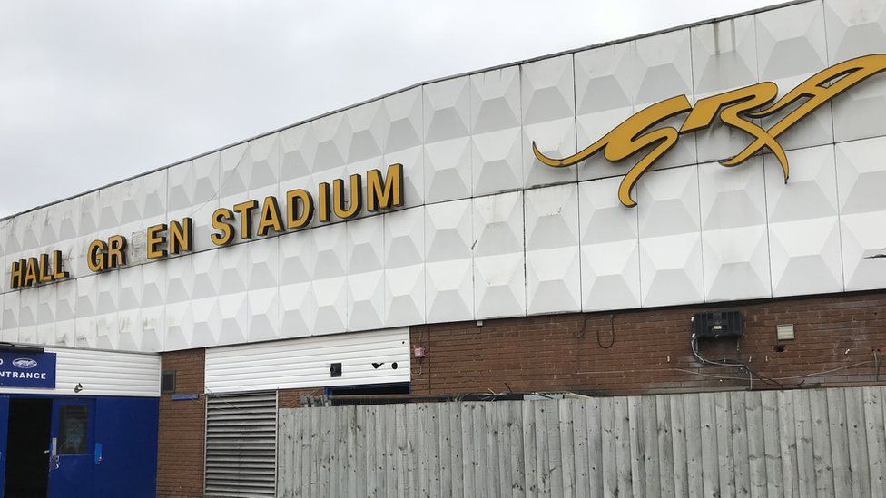 Hall Green Stadium last look before bulldozers move in - BBC News