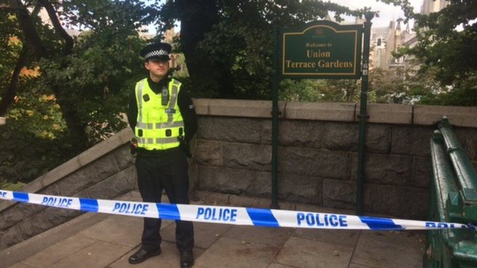 No Crime Committed In Aberdeen Gardens Bbc News
