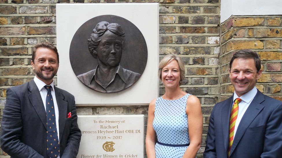 Lord's gate dedicated to cricket captain Rachael Heyhoe Flint unveiled ...