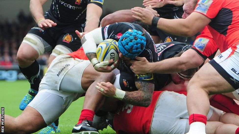 Premiership semi-final: Exeter Chiefs 18-16 Saracens - BBC Sport